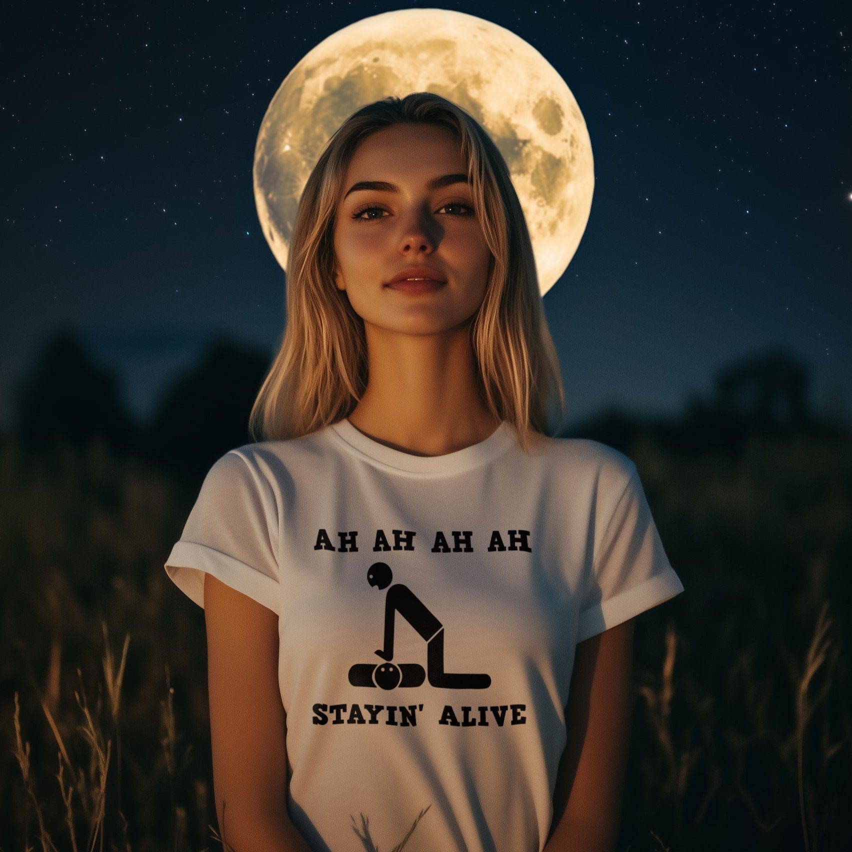 Stayin' alive - Fun Shirt – AnatomyLife Shop