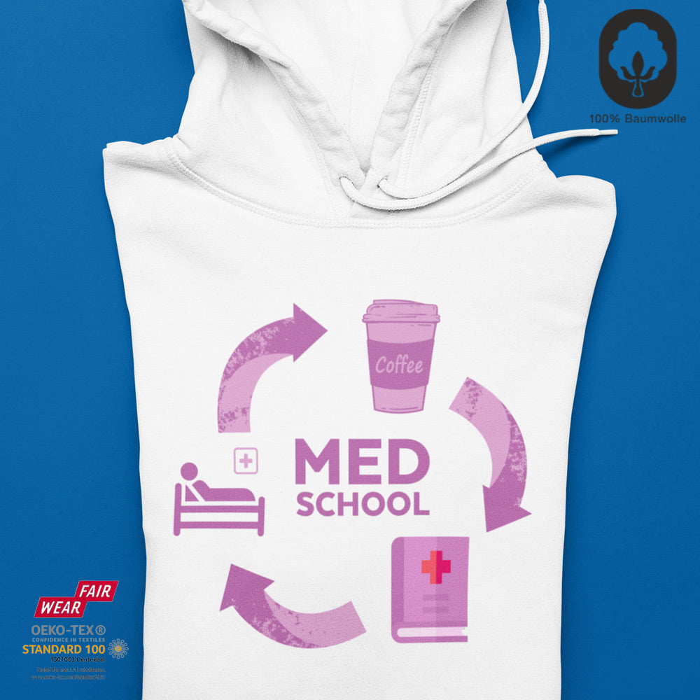 MED School - Hoodie – AnatomyLife Shop
