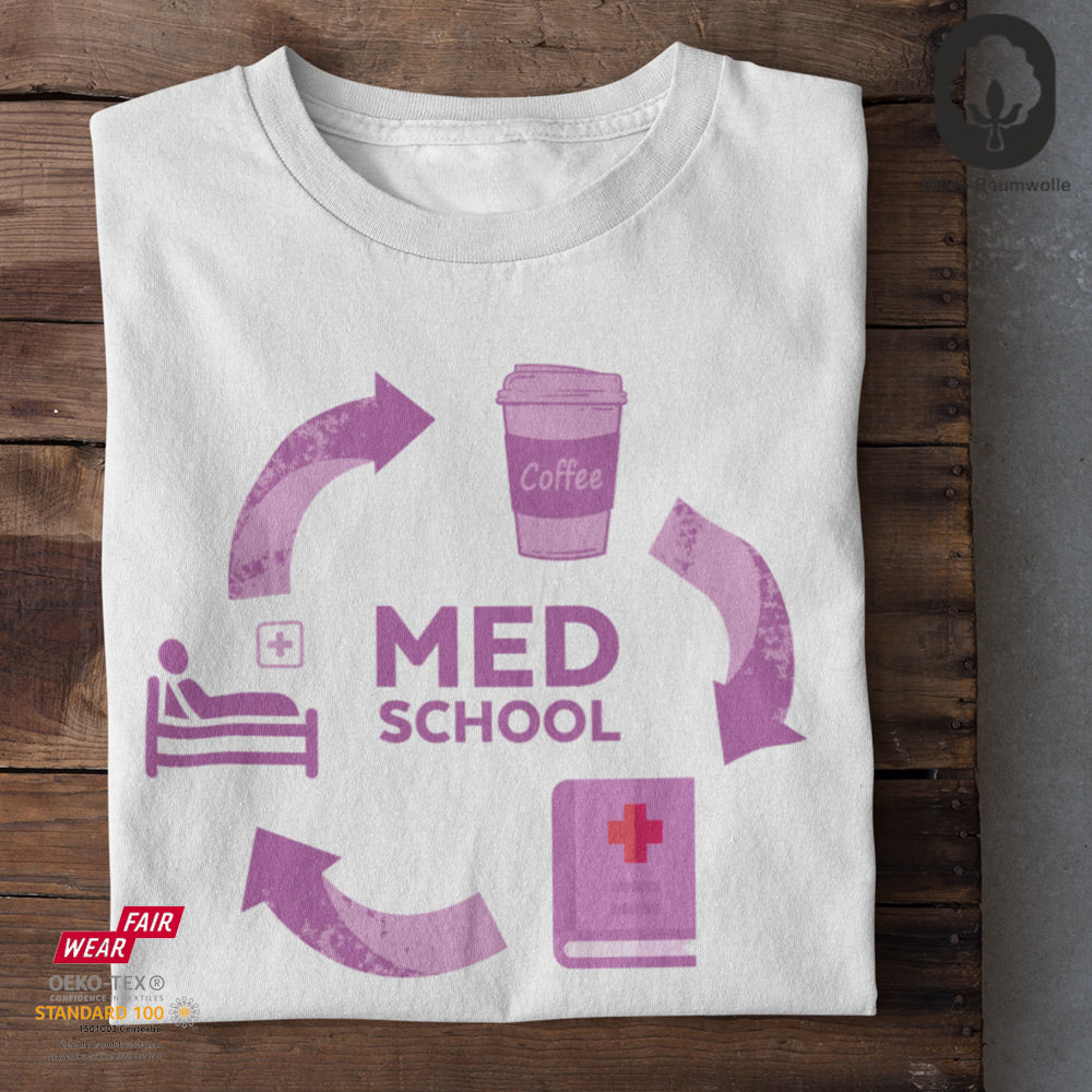 MED School - Tshirt – AnatomyLife Shop