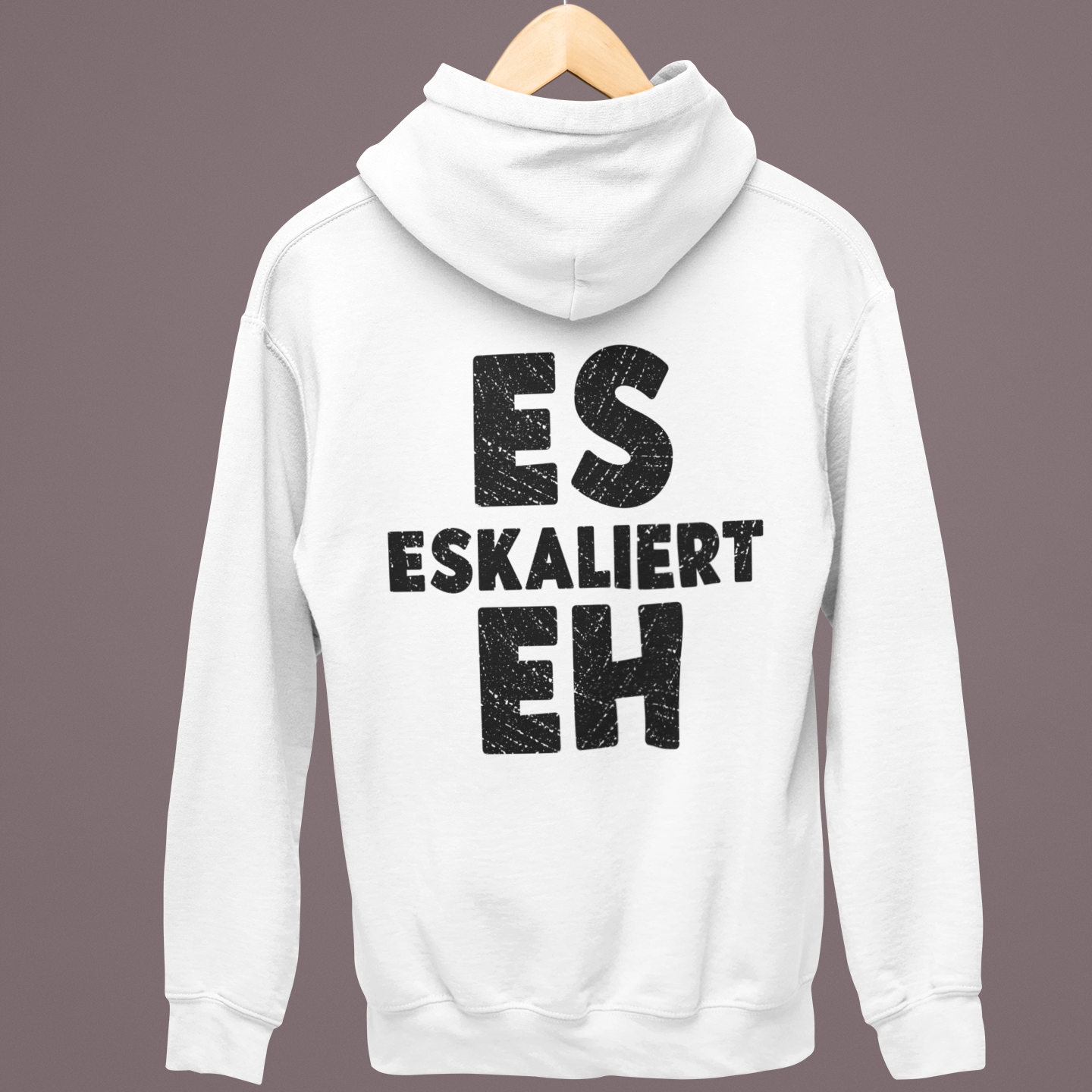 Es eskaliert eh - Rückendruck Premium Hoodie – AnatomyLife Shop