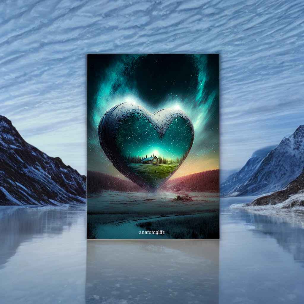 Borealis No. 2 - Aurora Style - Ein Kunstwerk voller Romantik und Schö ...
