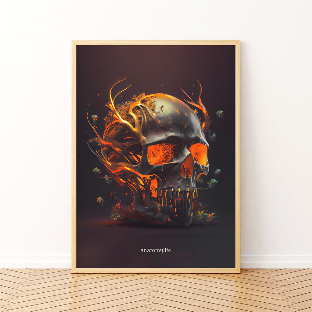 Hell Implosion - Poster im Skull Style – AnatomyLife Shop